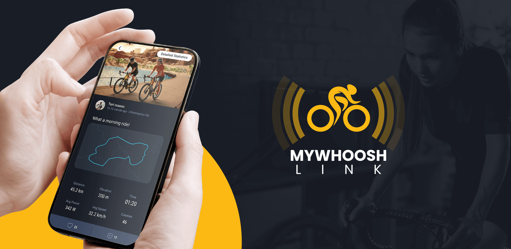 You’re in complete control with the MyWhoosh Link App – MyWhoosh